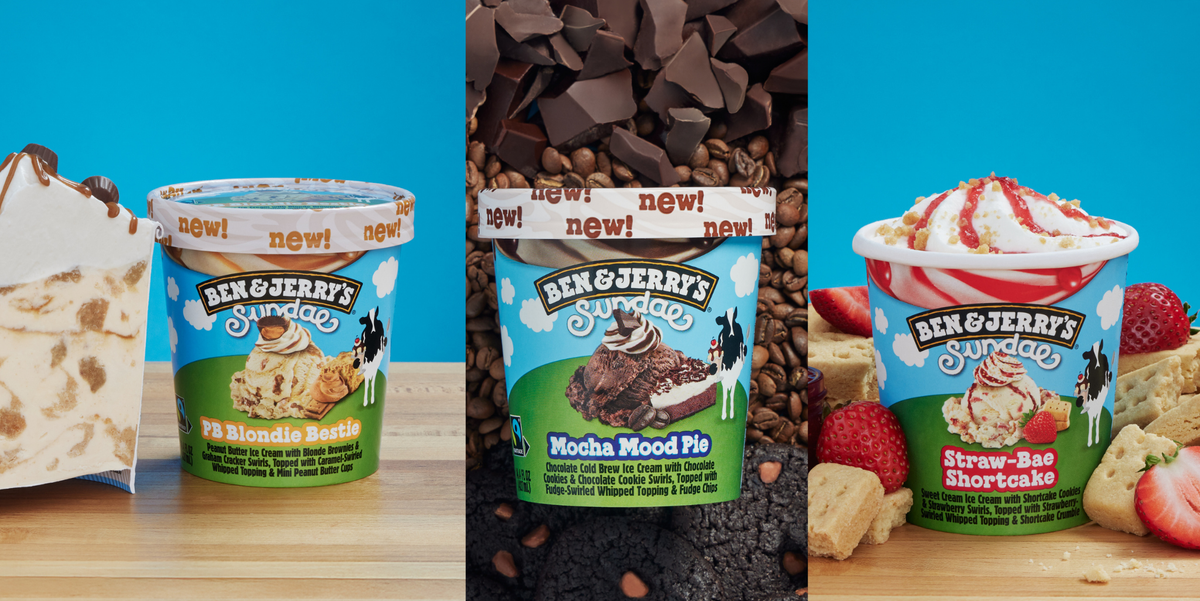 Ben & Jerry’s just dropped three new sundae flavors for Valentine’s Day