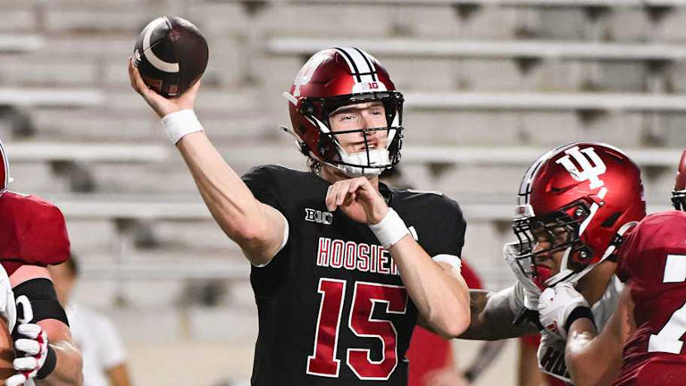 Indiana football QB returns to roster after spending year as coaching ...
