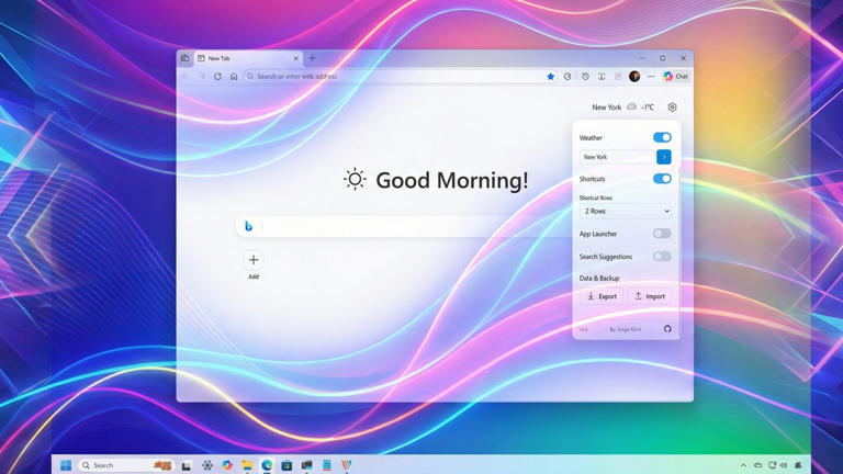 New tab extension aims to fix Microsoft Edge’s cluttered layout