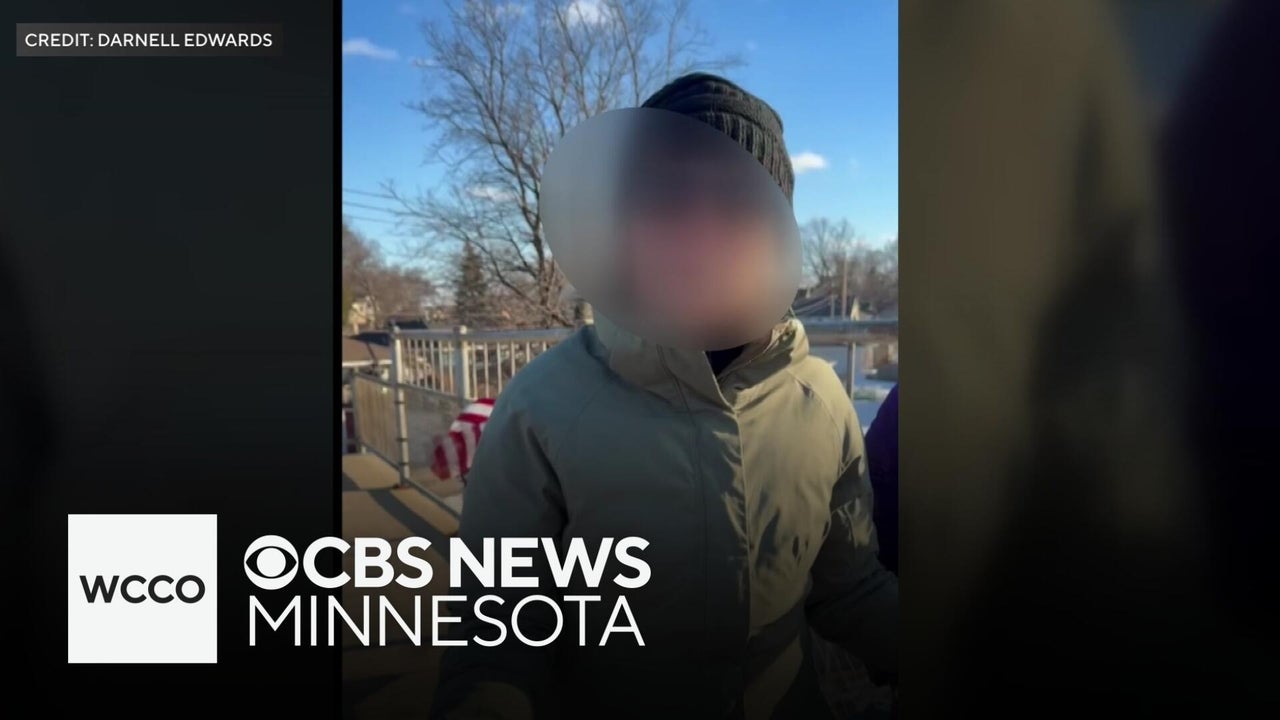 Video shows woman confronting anti-ICE protesters on Minnesota bridge