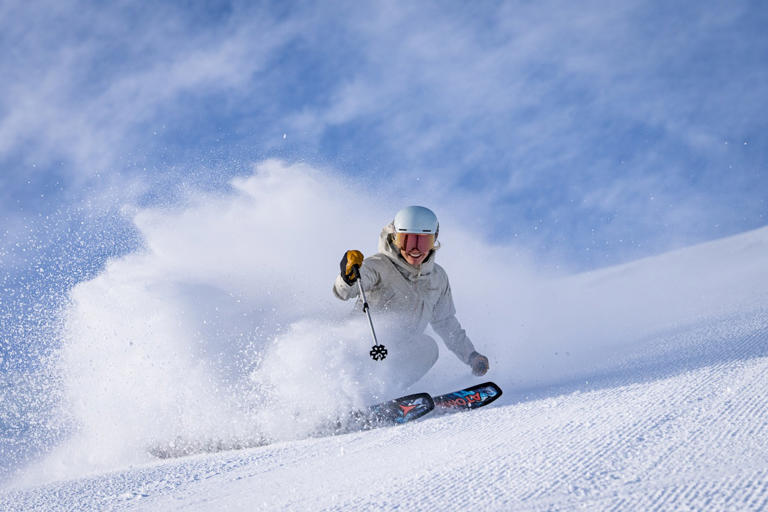 The secret edge of the office 'rock star' skier
