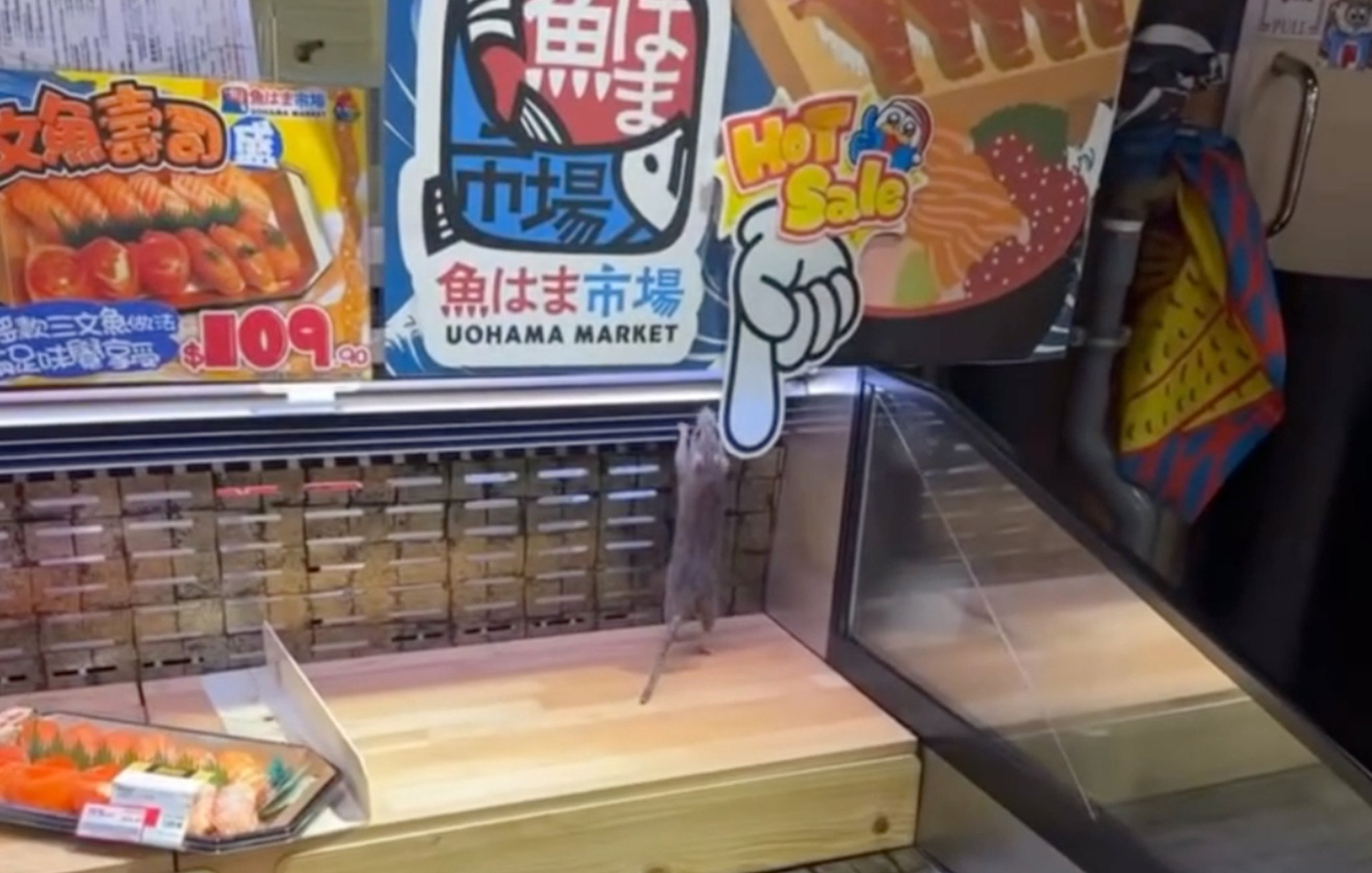 Rat in Don Don Donki sushi chiller sparks outcry over Hong Kong hygiene ...