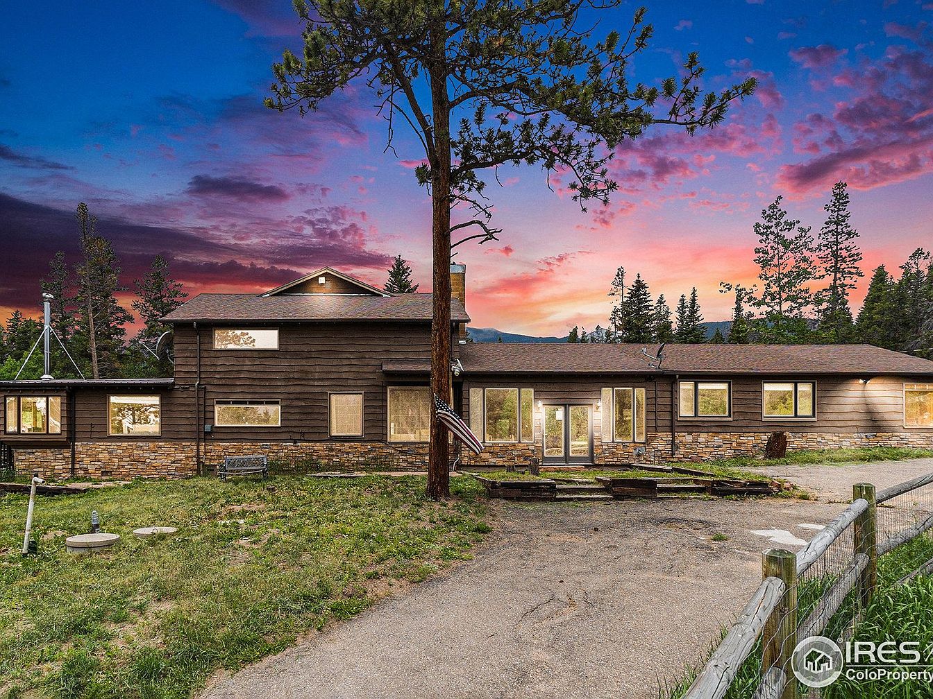Uncover 1930 estate in Allenspark, Colorado with mountain views, a ...