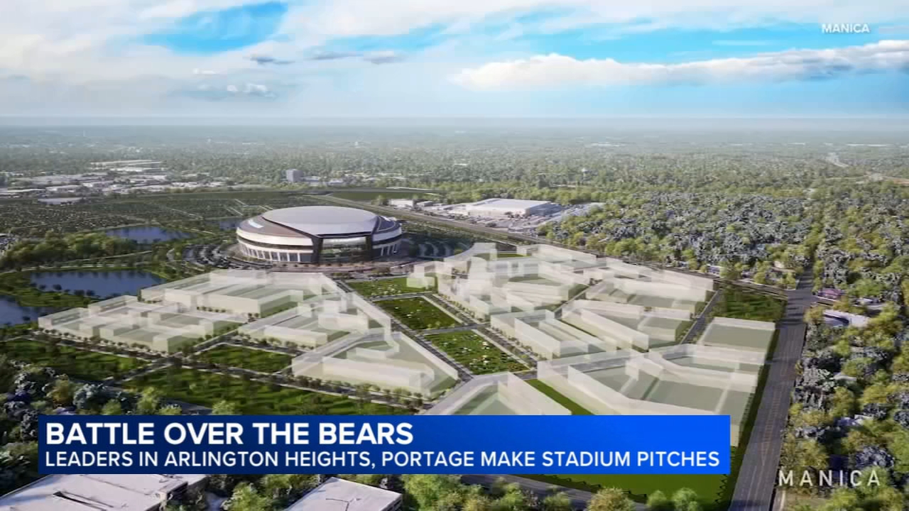 Portage, Indiana makes play for Chicago Bears stadium, Arlington ...