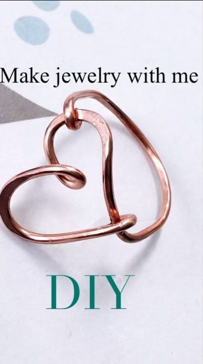 Create your own jewelry | Easy handmade copper wire tutorial