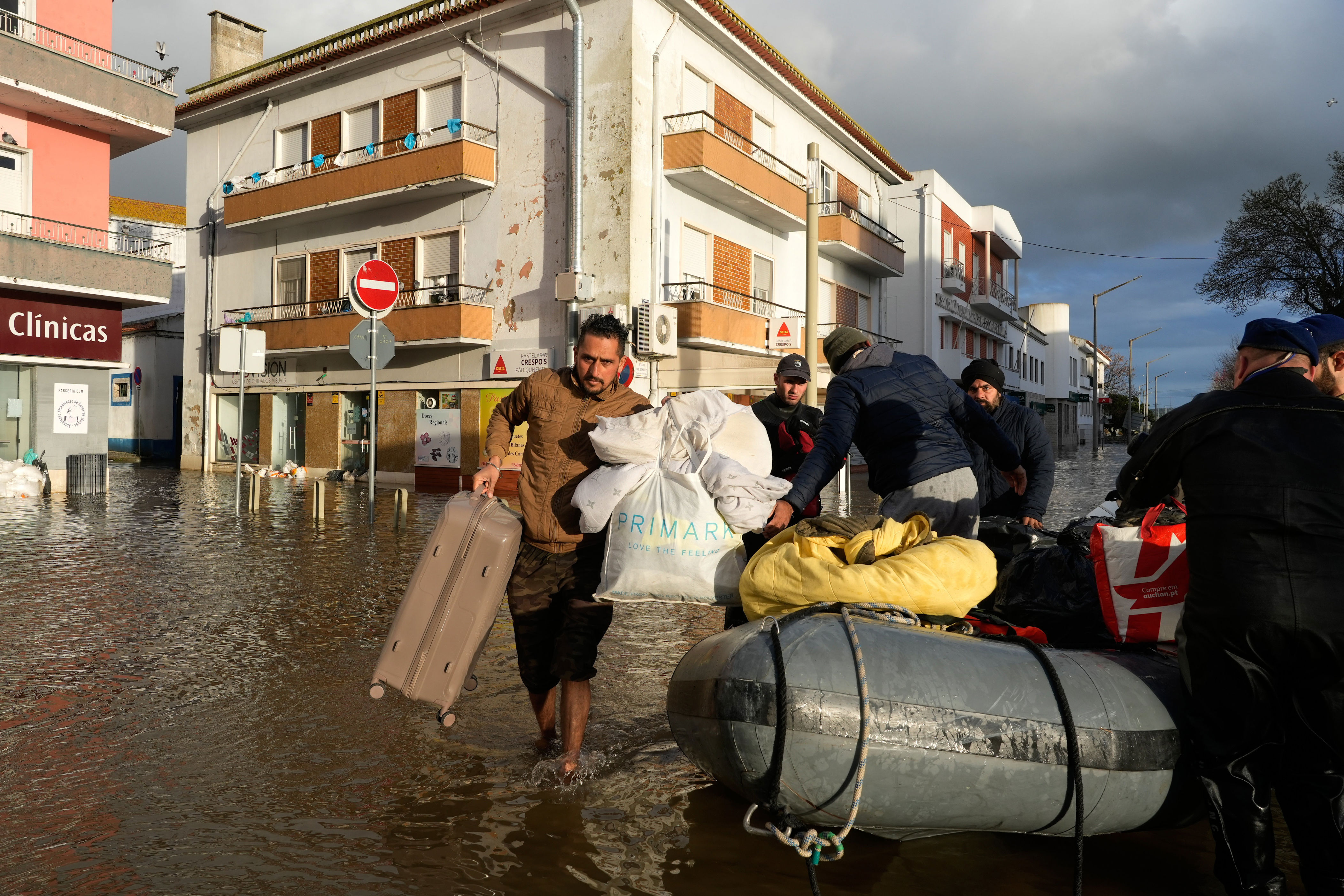 Portugal floods force 3,000 evacuations as motorway collapses