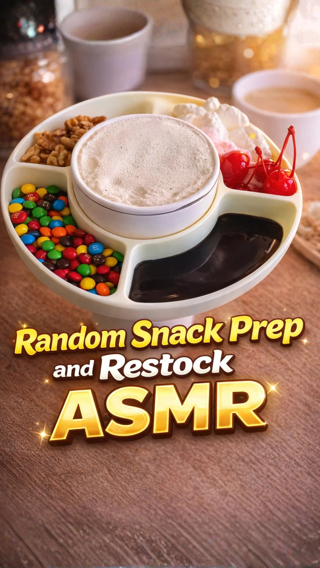 Random snack prep and restock ASMR