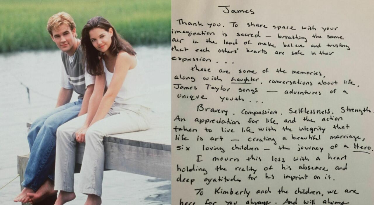 James Van Der Beek morto, il ricordo di Katie Holmes (la sua Joey ...