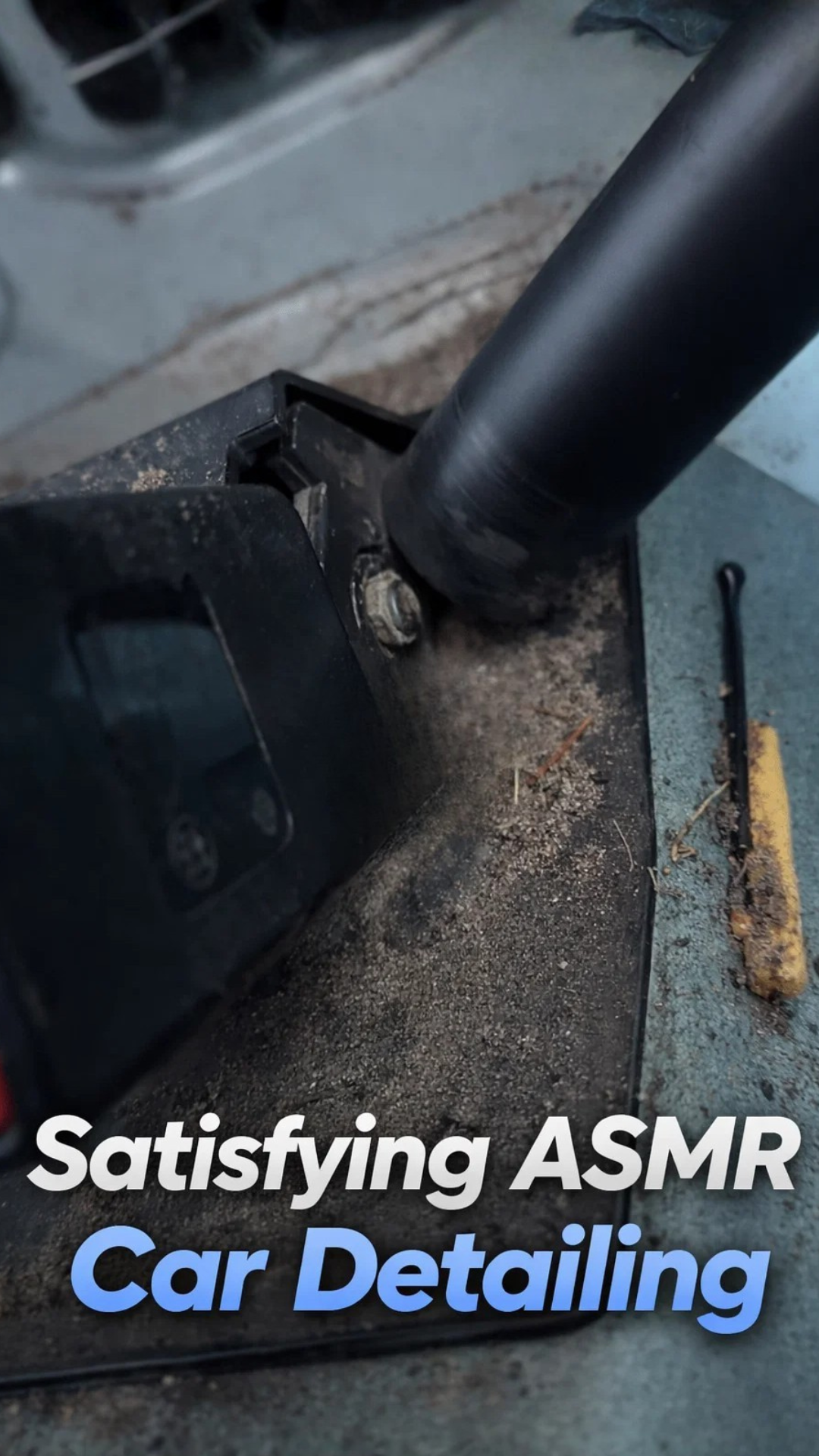 Satisfying ASMR car detailing and deep interior cleaning