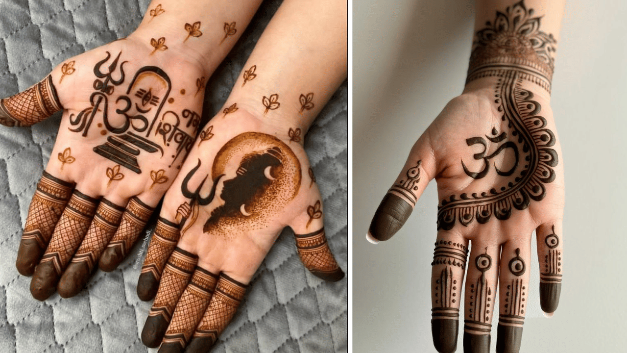 Maha Shivratri 2026 traditional mehendi designs inspired by Shiv Parvati