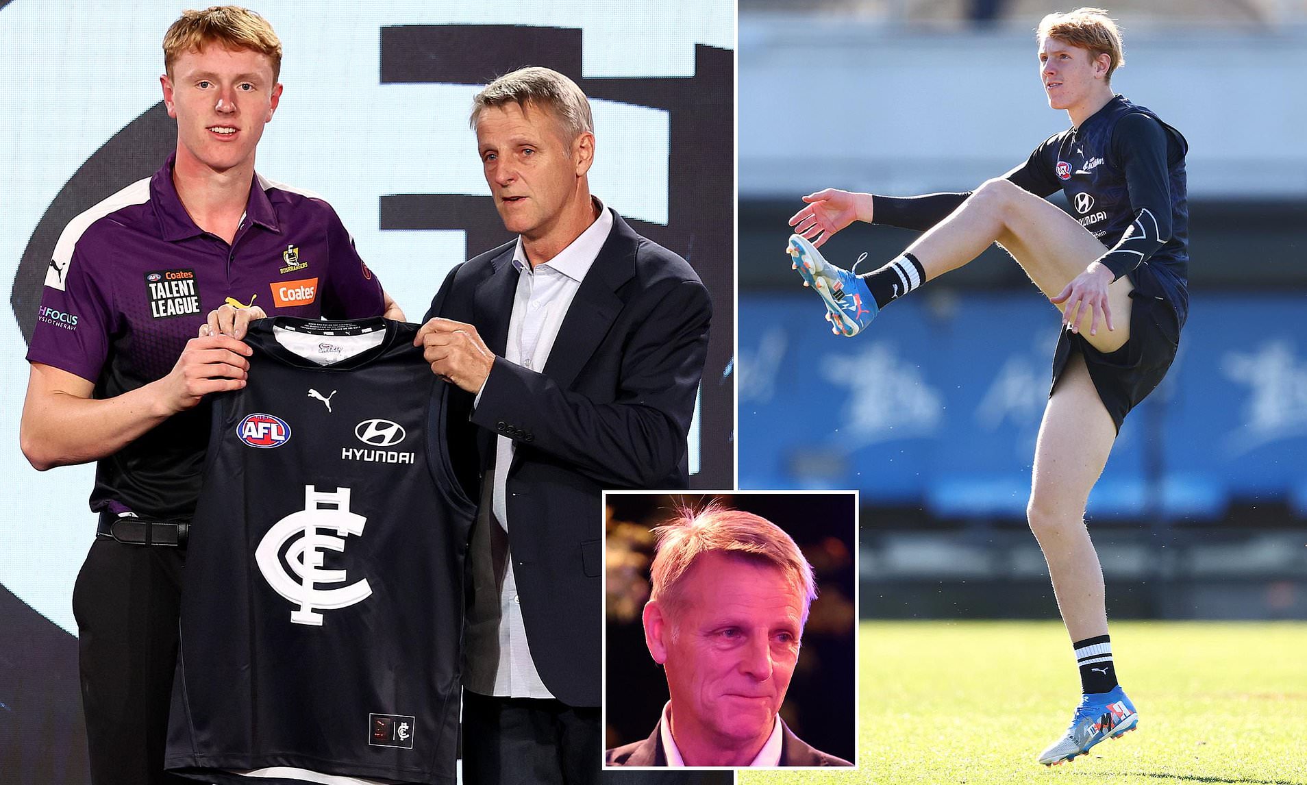 Peter Dean urges his son to leave hospital to play in trial match after ...