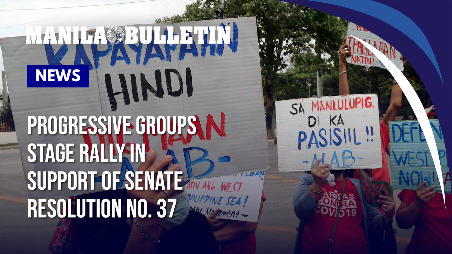 Progressive groups stage rally in support of Senate Resolution No. 37