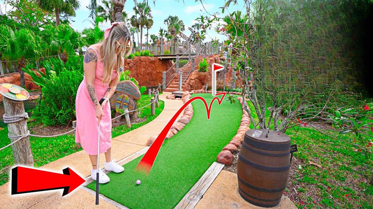 The Congo River mega mini golf match!