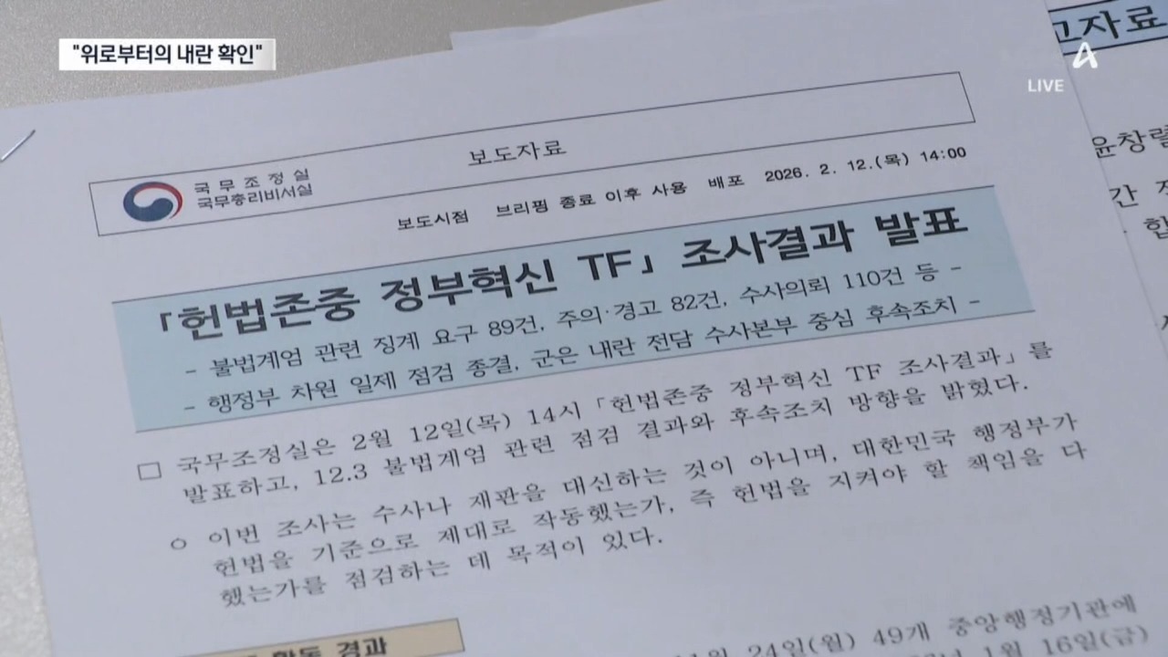 “12·3 계엄, 위로부터의 내란”...110명 수사 의뢰