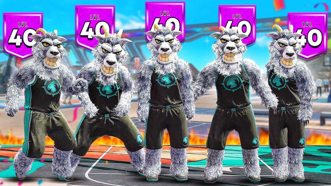 5 LEGEND MASCOTS TAKEOVER THE PARK.. (NBA 2K23)