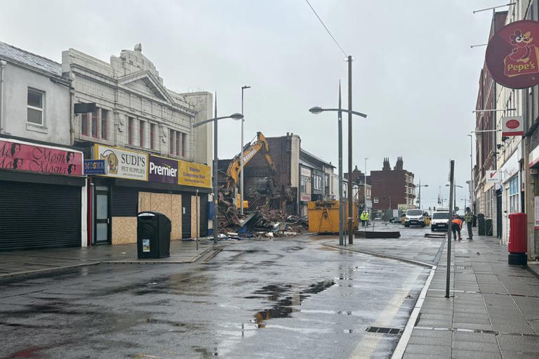 As a devastating fire tore through Blackpool, something else was ...