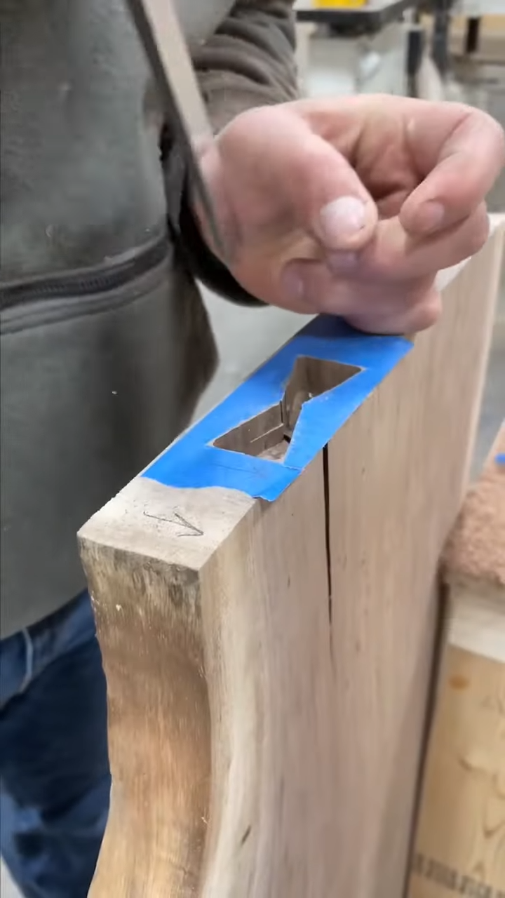 Make a beautiful bowtie inlay