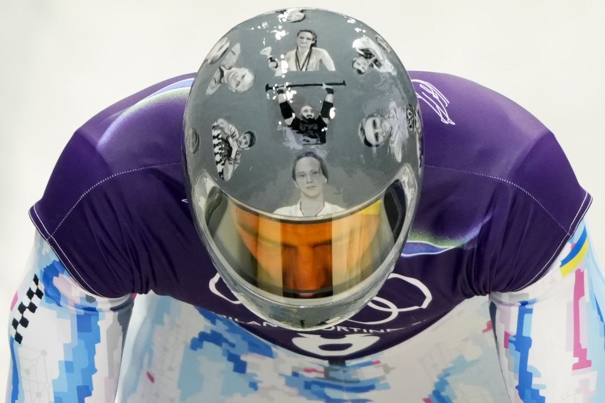 Ukrainian racer says ban over war helmet a win for Russian propaganda