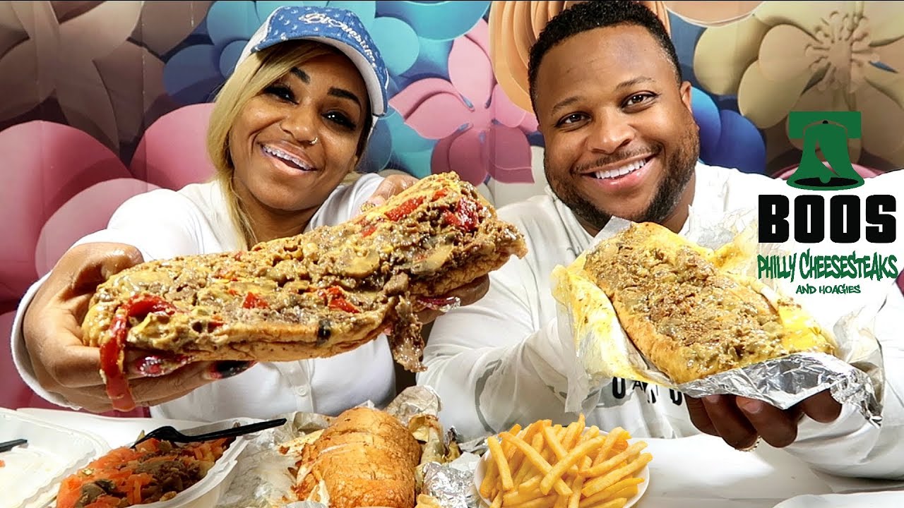 Boo’s Philly cheesesteaks mukbang devours the classics