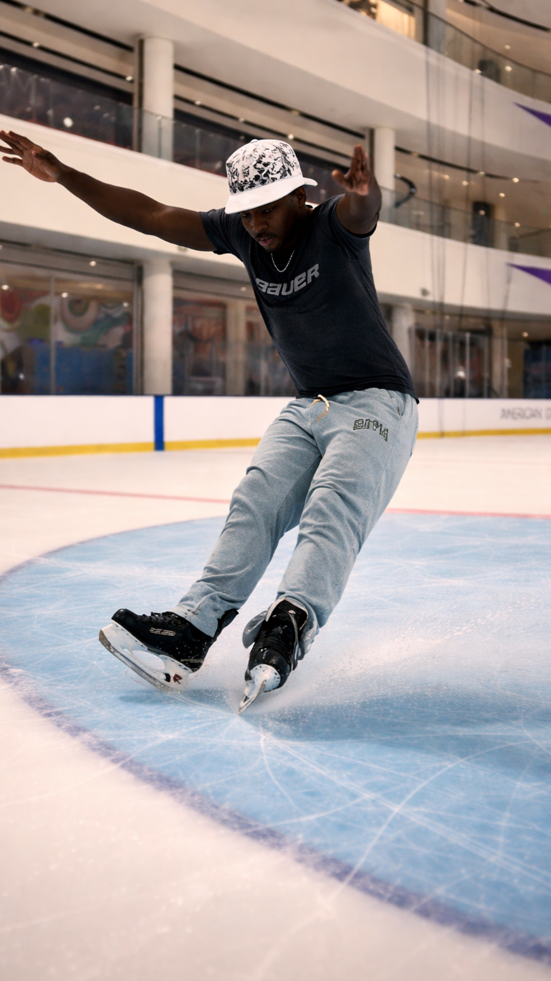 Rating ice skaters' stops, technique and control insights