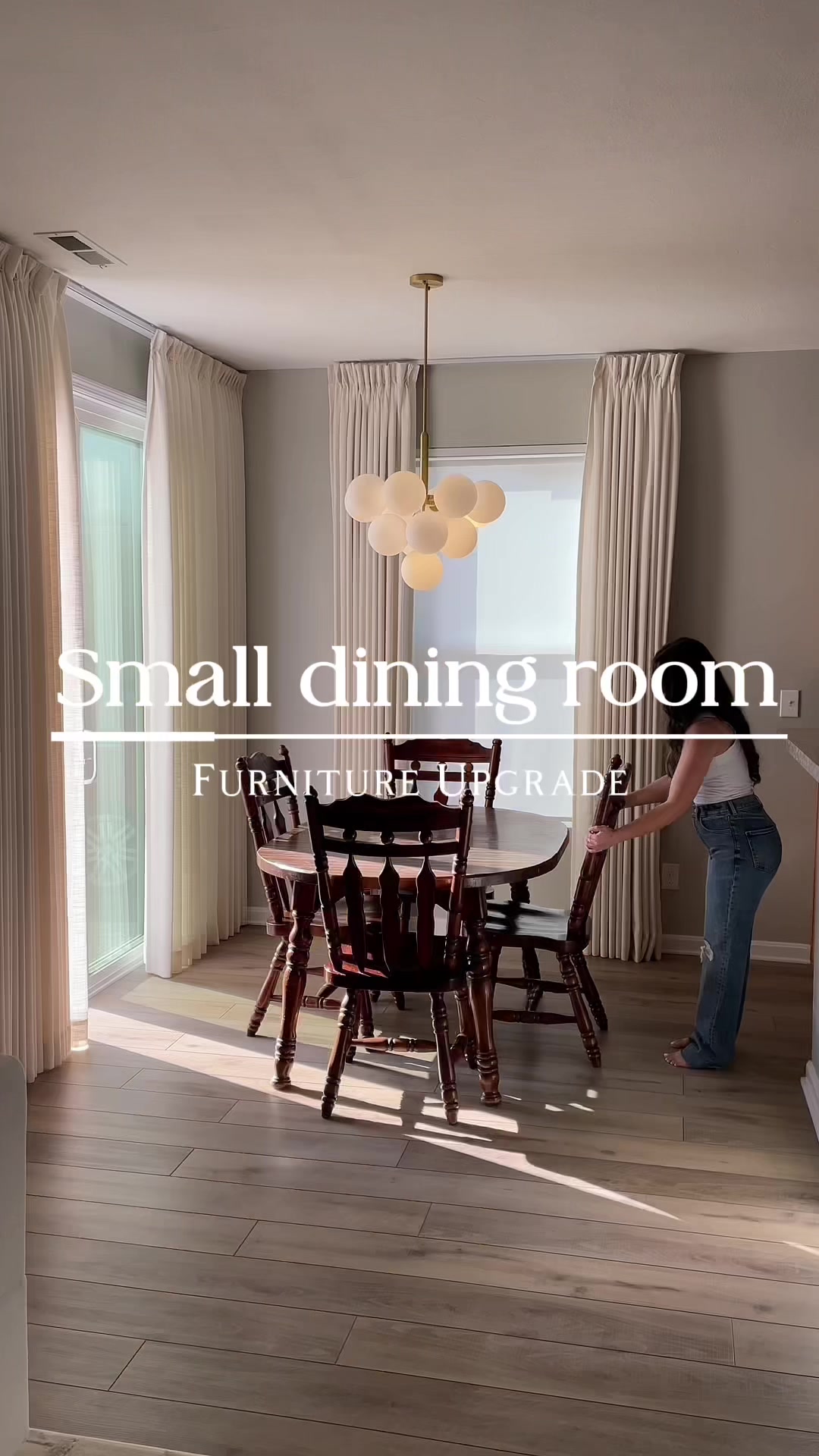 Still in love with our perfect small dining table