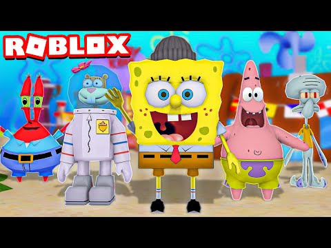 I transformed into every SpongeBob SquarePants character in Roblox