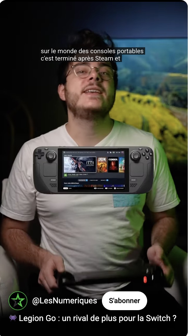 👾 Legion Go : un rival de plus pour la Switch