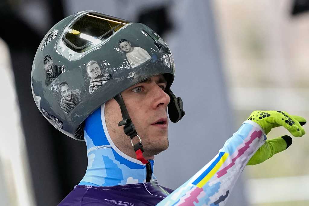 Ukrainian athlete disqualified from Winter Olympics over banned helmet ...