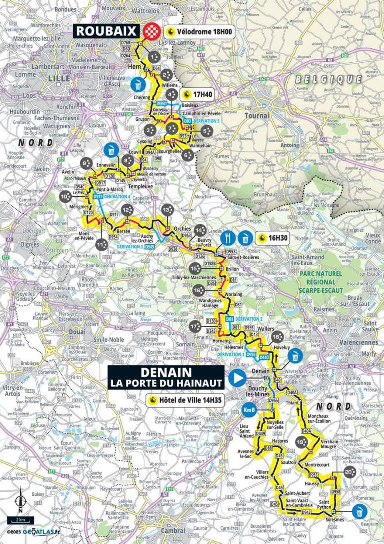 Paris-Roubaix 2026 : Les parcours dévoilés