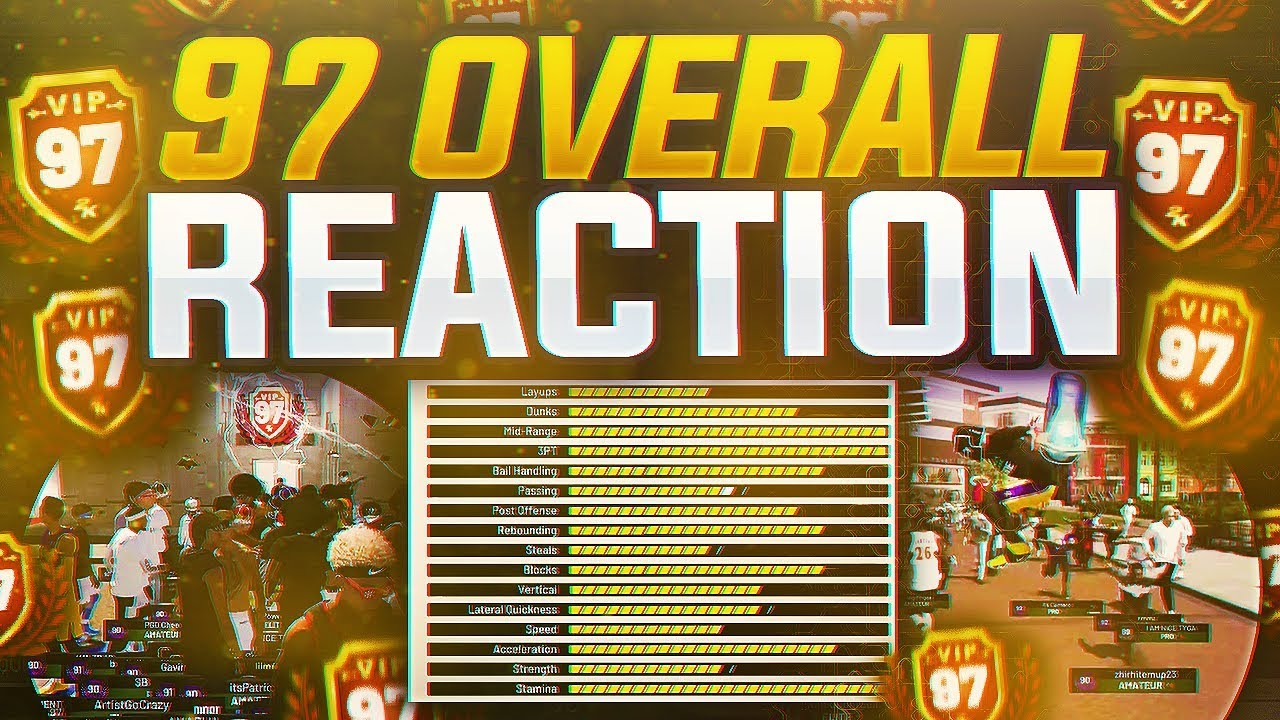 I got 97 overall with a pure stretch big! *New* VIP hover board ...