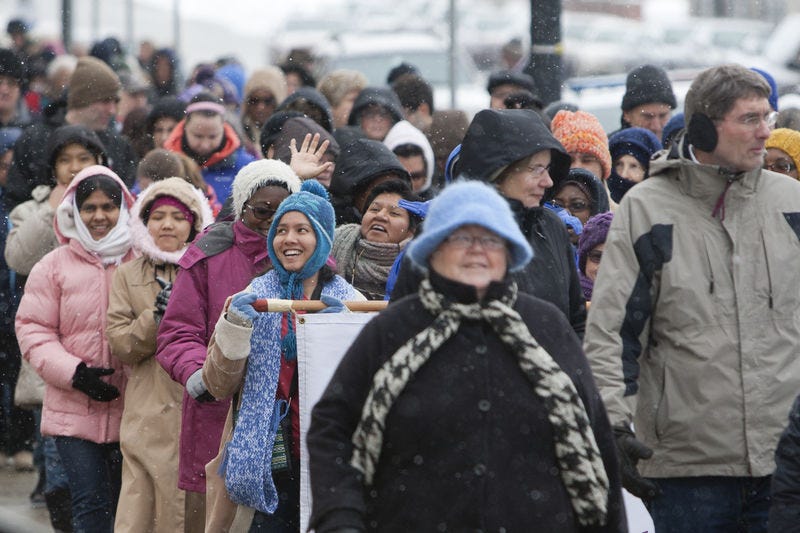 Winter Walk invites community to experience women’s daily reality