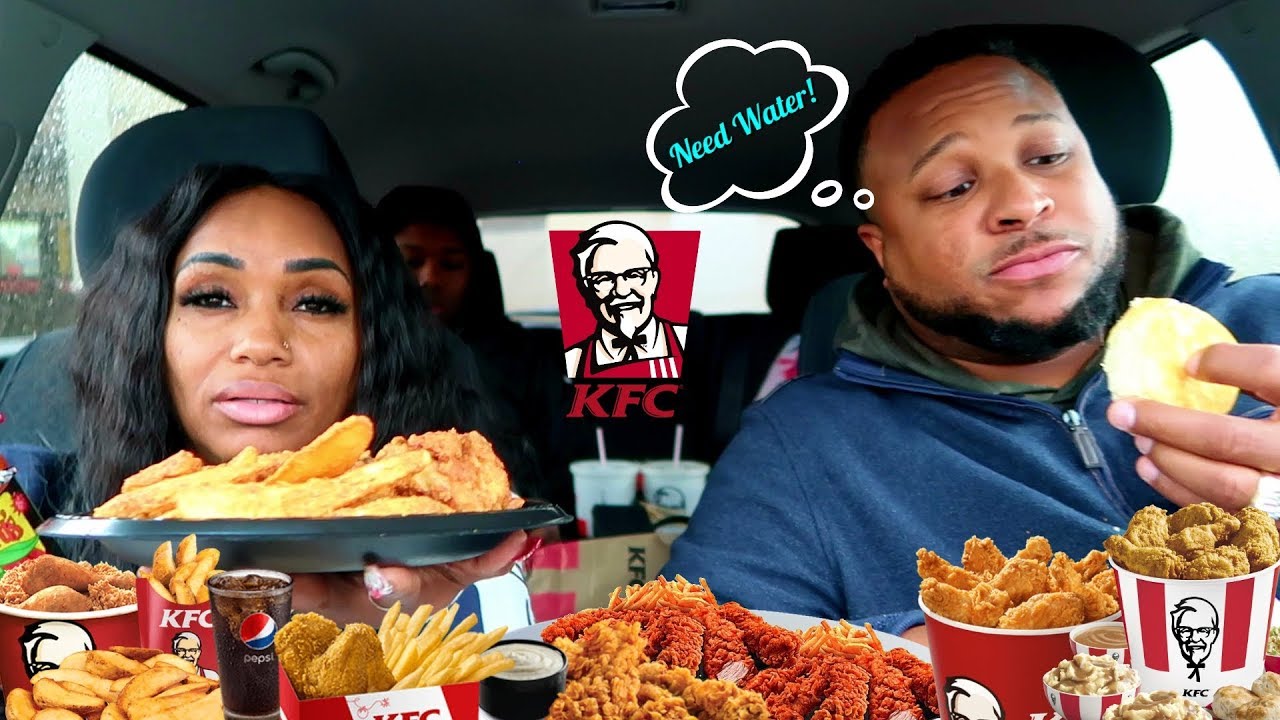 KFC car mukbang takes fast food to new levels