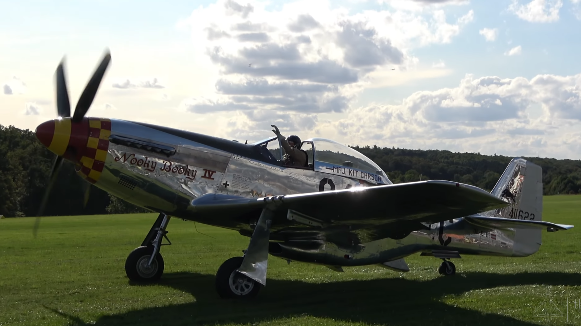 Listen to this P-51 Mustang unleash its legendary Merlin power