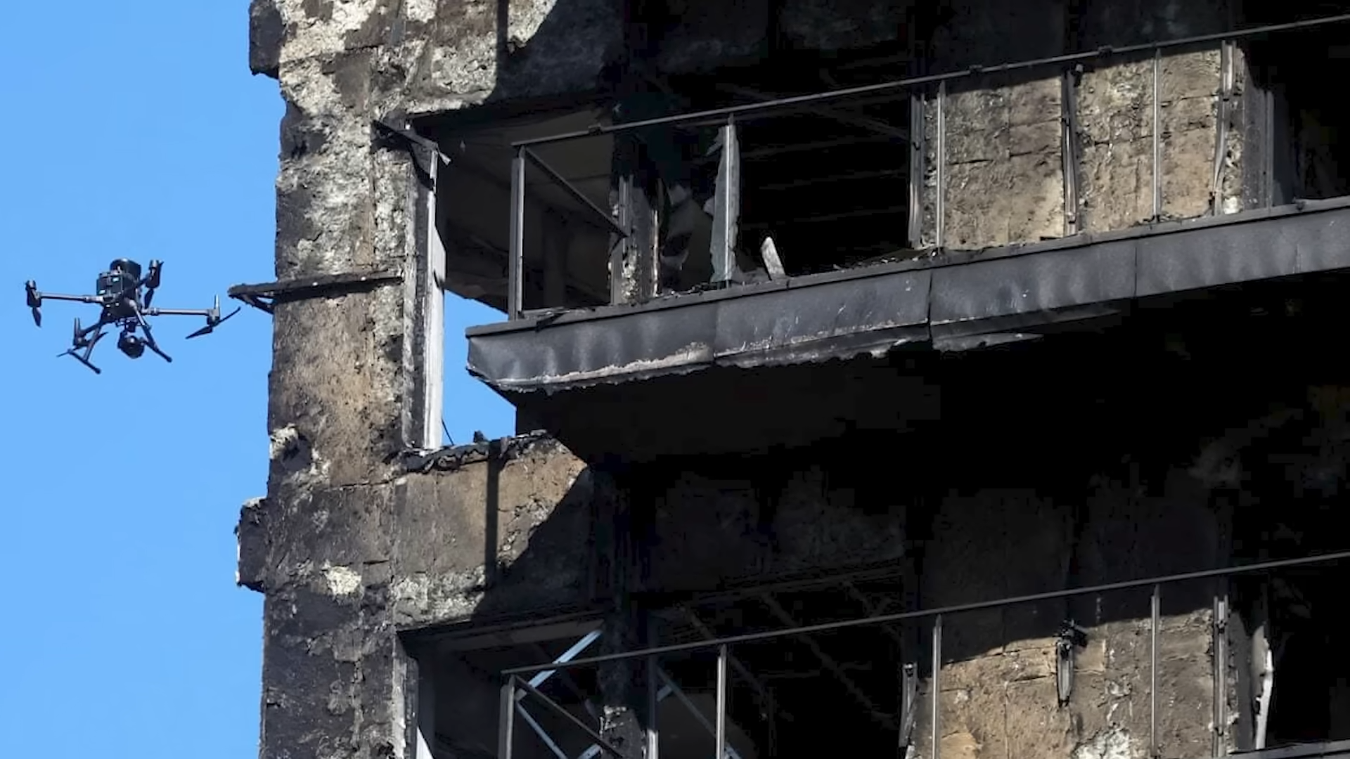 A faulty fridge sparked - two towers burned
