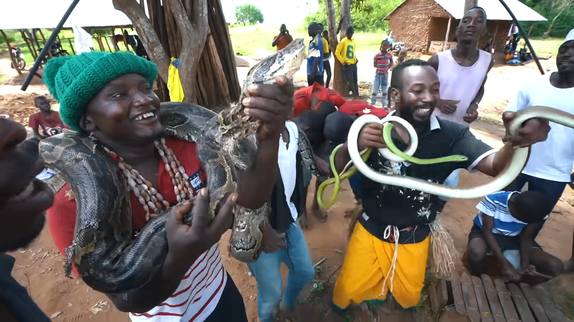 Stepping into a snake tribe ceremony in Tanzania