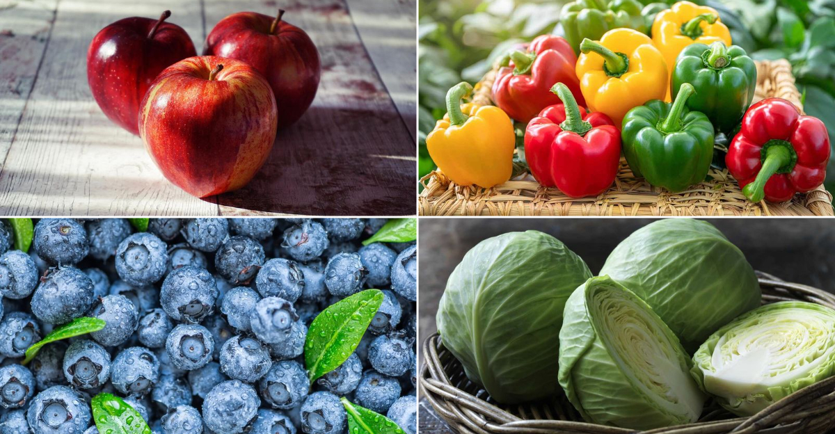 5 fruits and 5 vegetables commonly suggested for kidney health