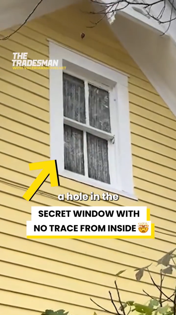 Secret window with no trace from inside