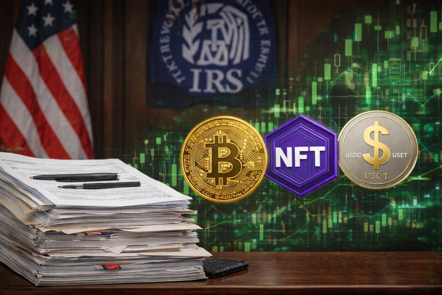 IRS warns crypto traders: Bitcoin, NFTs and stablecoin income is taxable