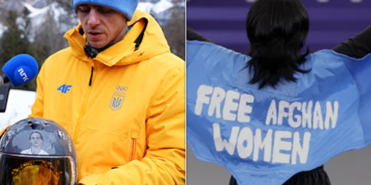 Ukrainian racer follows many Olympic athletes disqualified for protest ...