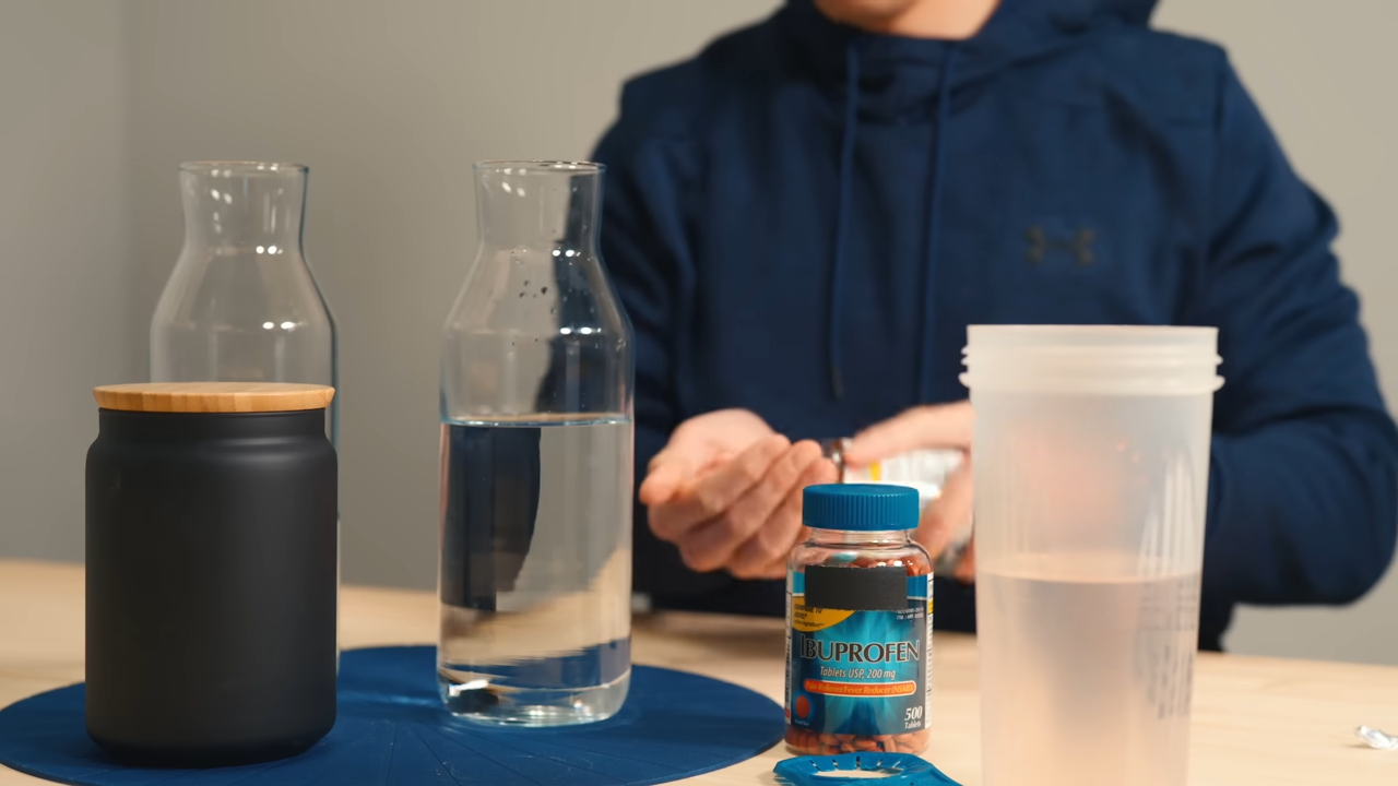 What happens when ibuprofen is taken every day for a month