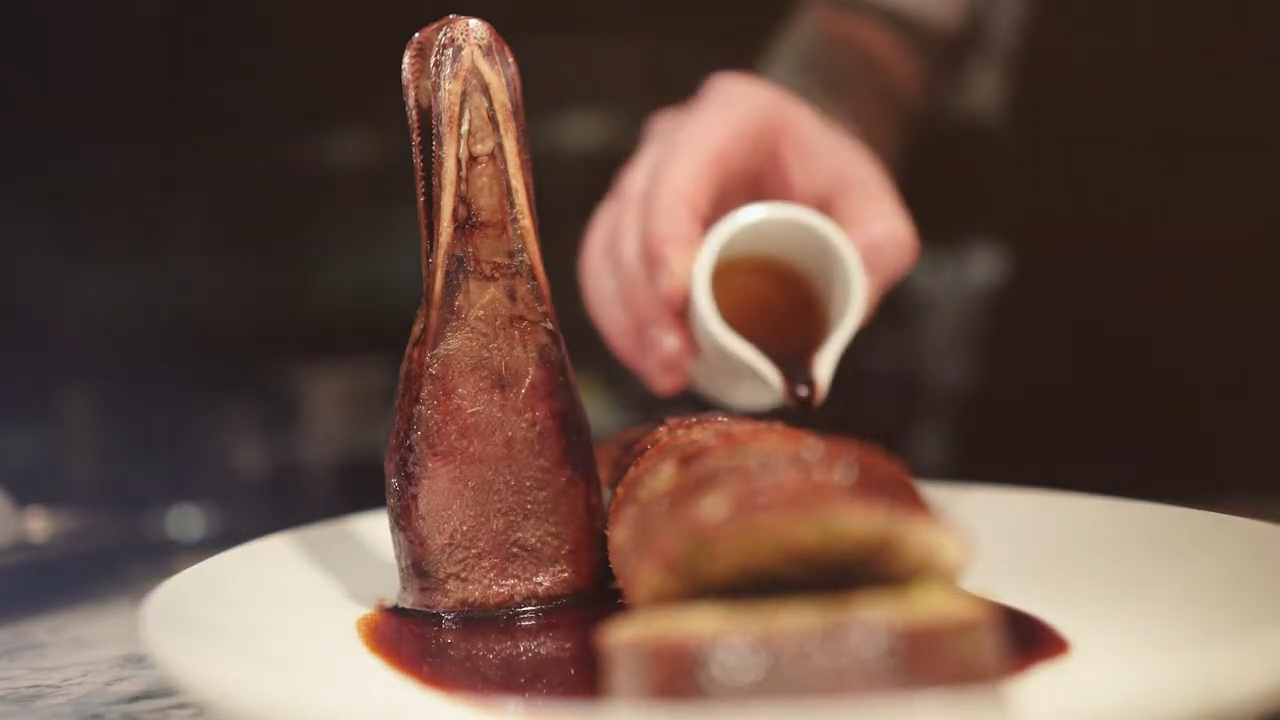 Duck neck sausage sounds weird until you taste it