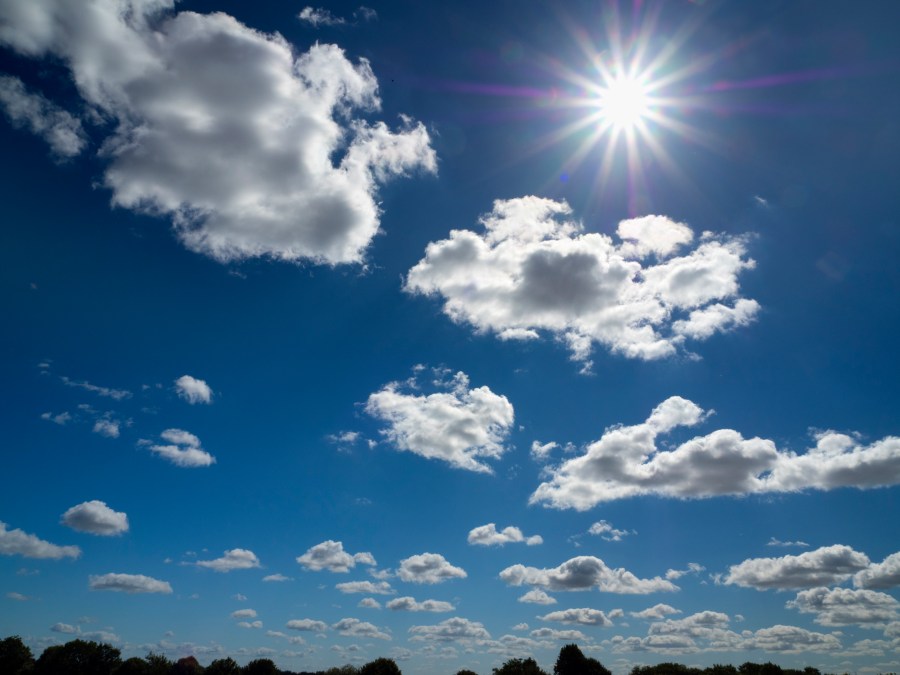 Dry and mild day ahead of some incoming moisture