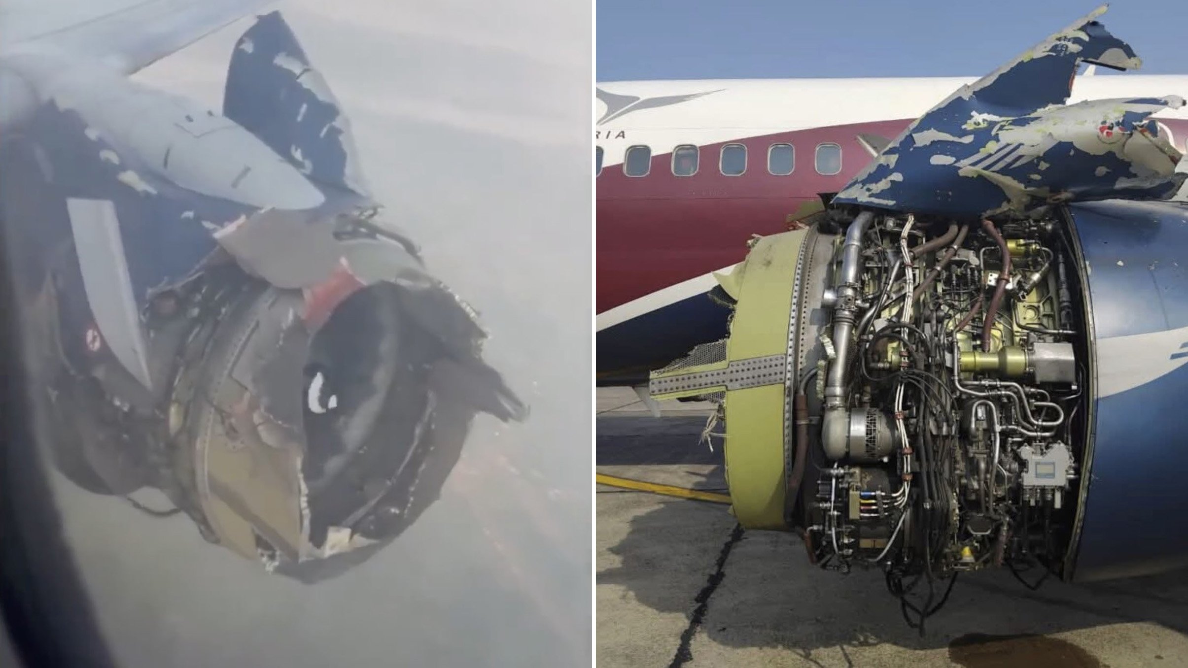 Plane’s engine ‘explodes’ just after take-off forcing it into emergency ...