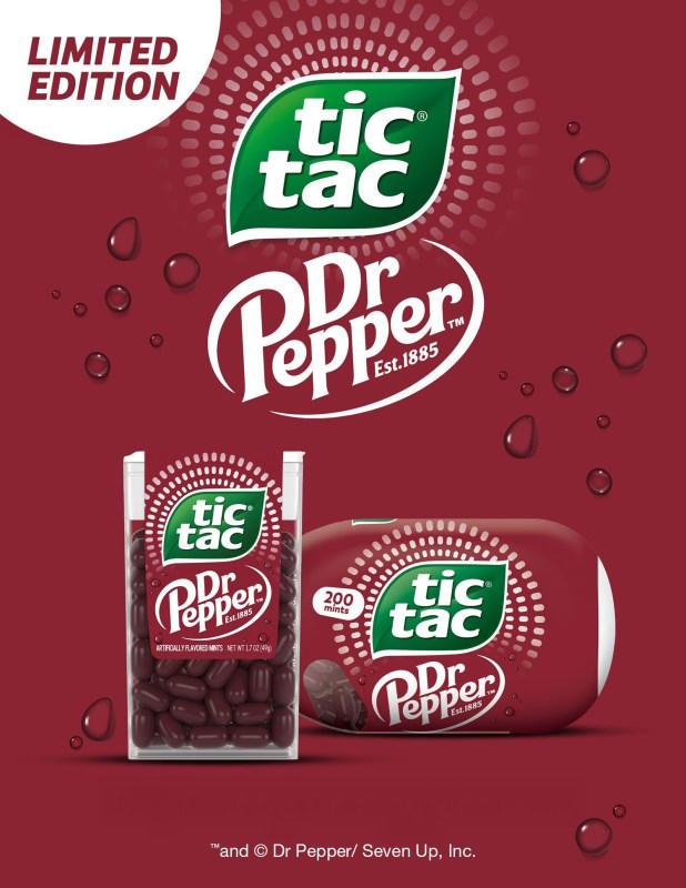 Dr Pepper-flavored Tic Tacs now available: Find them at stores nationwide!