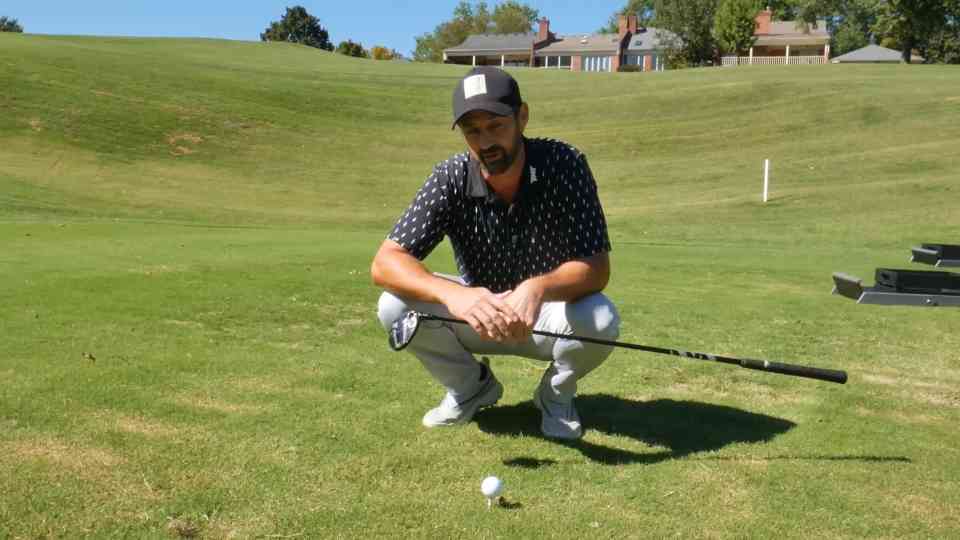 This half speed driver swing adds yards without strain