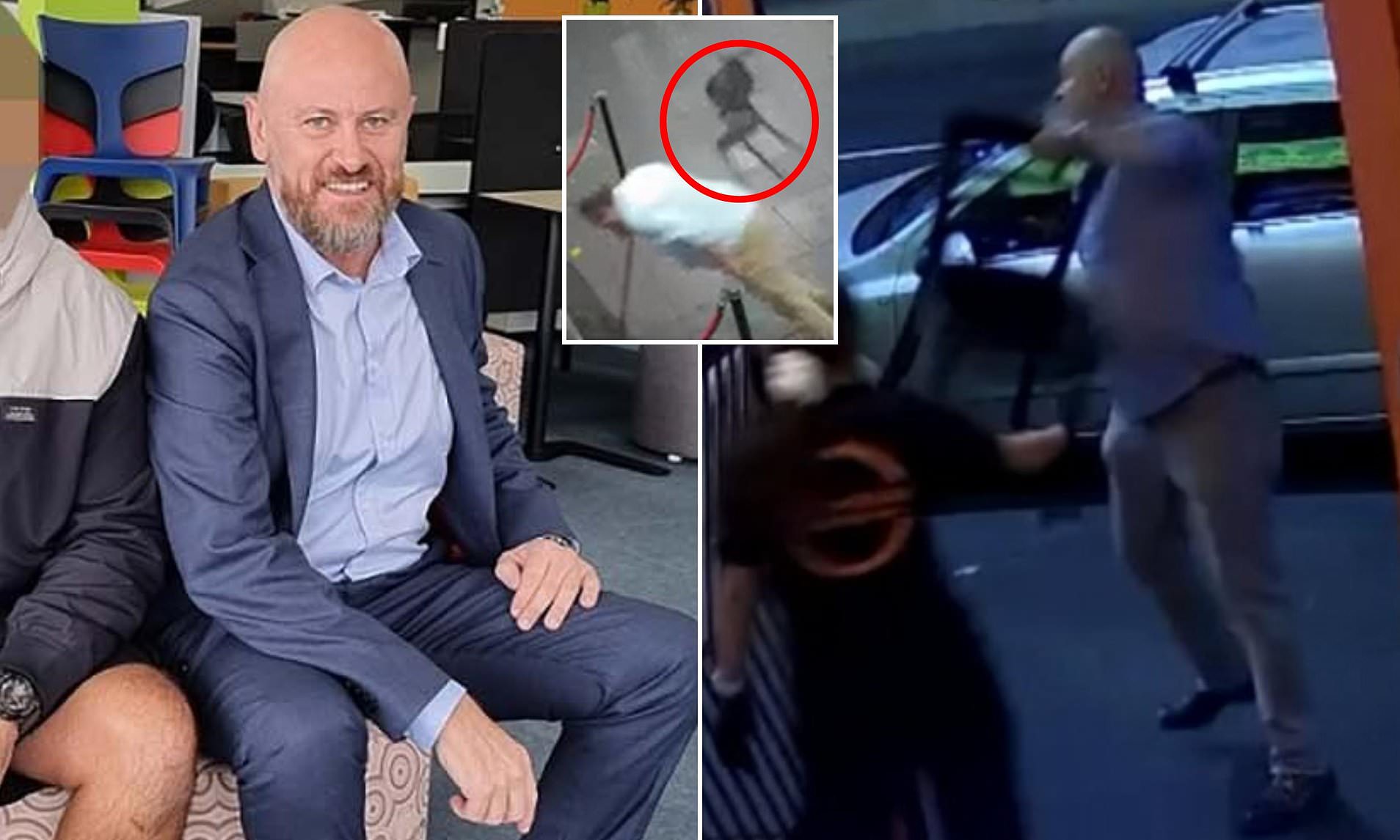 Top exec is sensationally named as 'chair thrower' who KO'ed his ...