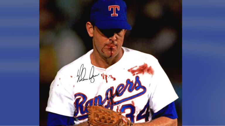 Texas Rangers announce Nolan Ryan bloody lip jersey giveaway