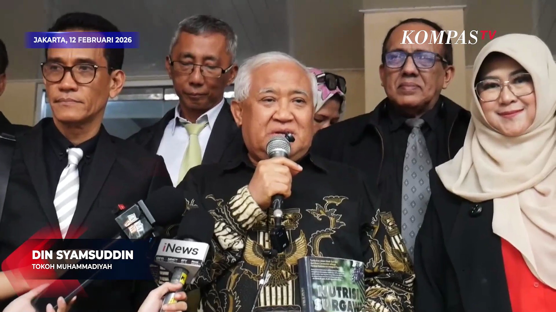 [Full] Pernyataan Din Syamsuddin usai diperiksa jadi ahli dr Tifa Cs di ...
