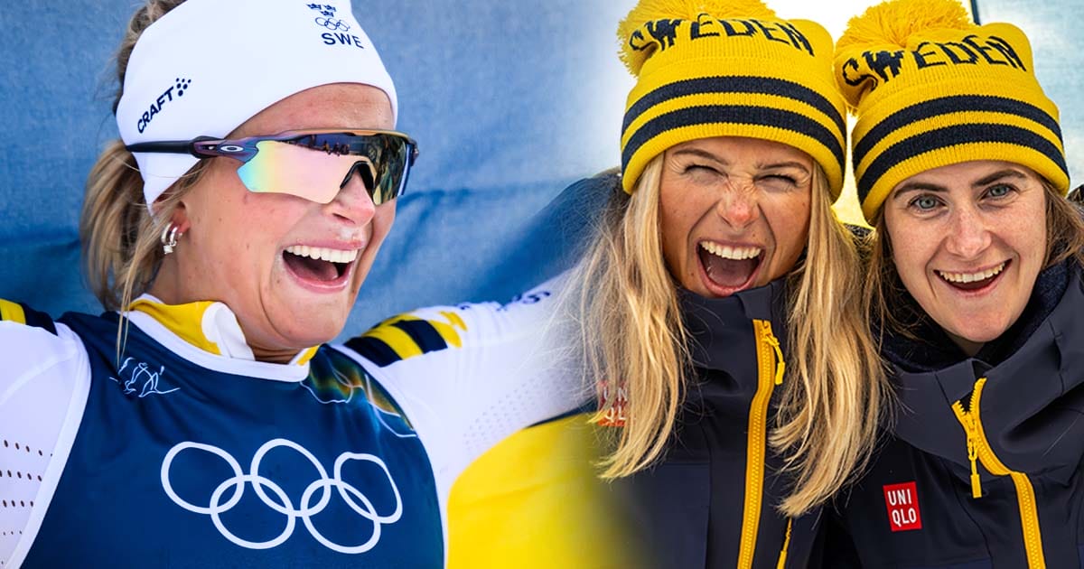 Frida Karlsson vinner andra raka OS-guldet – silver till Ebba Andersson