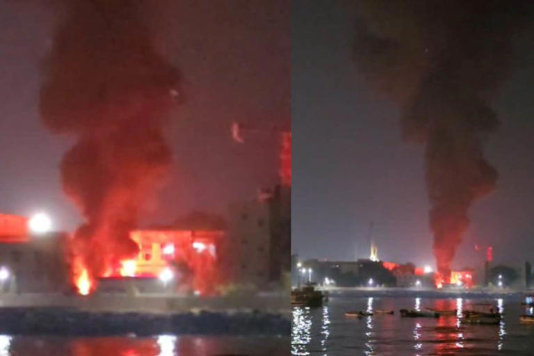 Fire breaks out at naval dockyard in South Mumbai